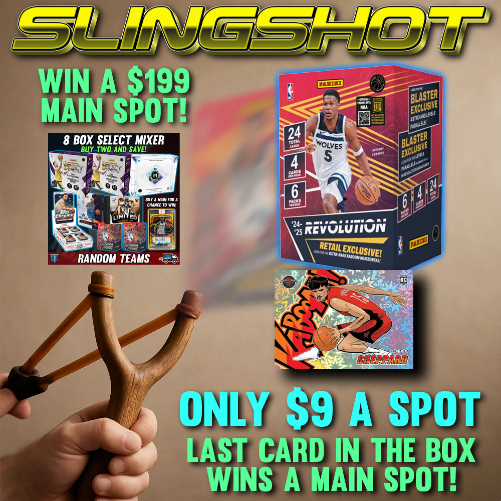 Revolution BLASTER $9 Slingshot #2 - Win a $199 Main Spot! – Stomp Trading Cards