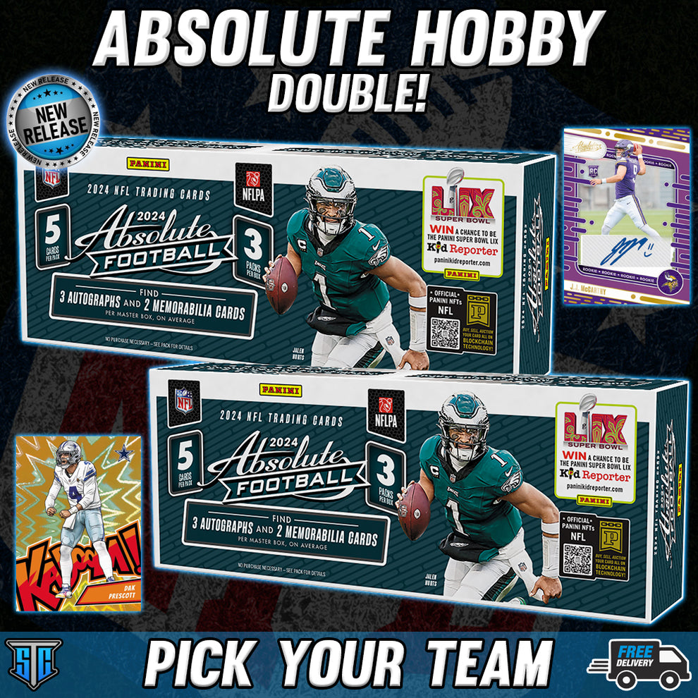 Break 058 - NFL - Absolute Hobby Double - PICK YOUR TEAM! – Stomp ...