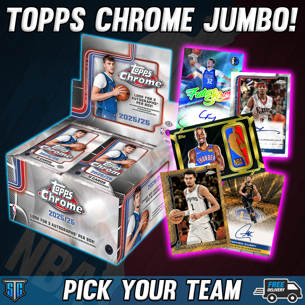 Break 1248 - NBA - Topps Chrome JUMBO - PICK YOUR TEAM! – Stomp Trading ...