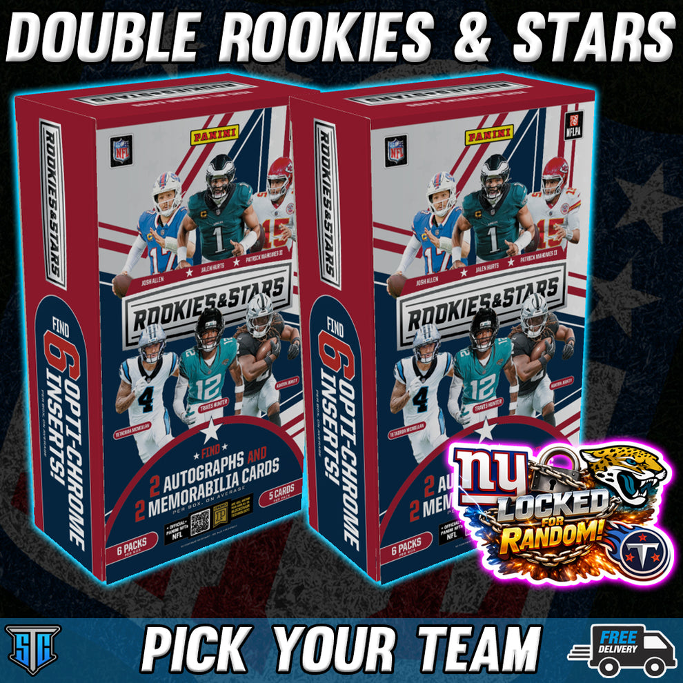 Break 1254 - NFL - Rookies & Stars Double - PICK YOUR TEAM – Stomp ...
