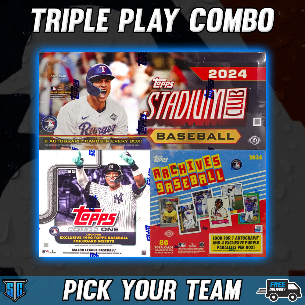 Break 270 - MLB - Triple Play Combo - Pick Your Team – Stomp Trading Cards
