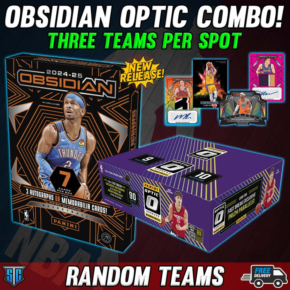 Break 980 - NBA - Obsidian/Optic Combo ROUND 2! - THREE TEAMS PER SPOT – Stomp Trading Cards
