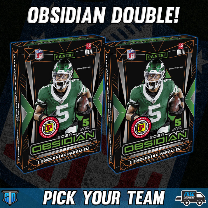 Break 381 - NFL - Obsidian Double - Pick Your Team – Stomp Trading Cards