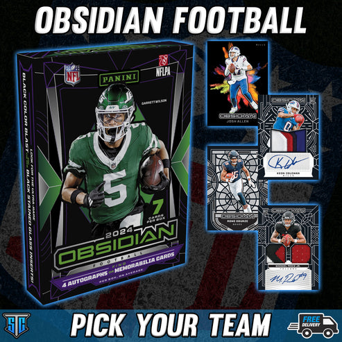 Break 358 - NFL - Obsidian Football - Pick Your Team! – Stomp Trading Cards