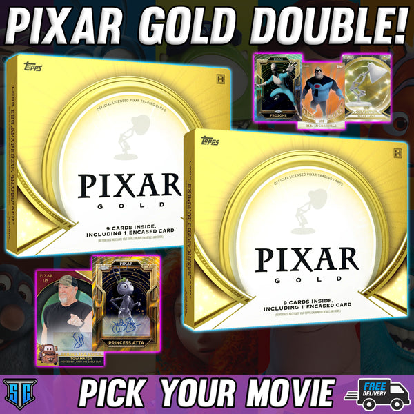 Break 1370 - DISNEY - Topps Pixar Gold Double - PICK YOUR MOVIE! – Stomp Trading Cards