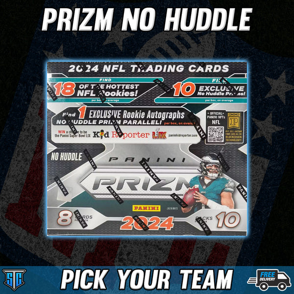 Break 150 - NFL - Prizm No Huddle - Pick Your Team – Stomp Trading Cards
