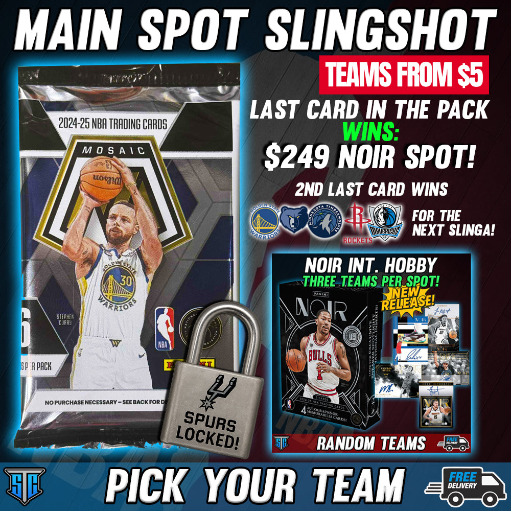 2nd Chance Slingshot #2 - Win a $249 Noir Spot! – Stomp Trading Cards