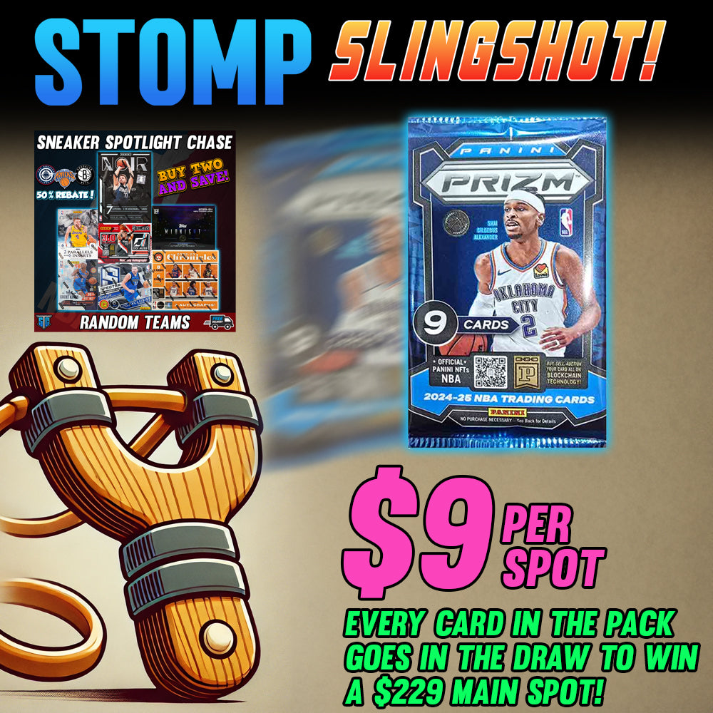 $9 Stomp Slingshot #2! - Win a $229 Main Spot – Stomp Trading Cards