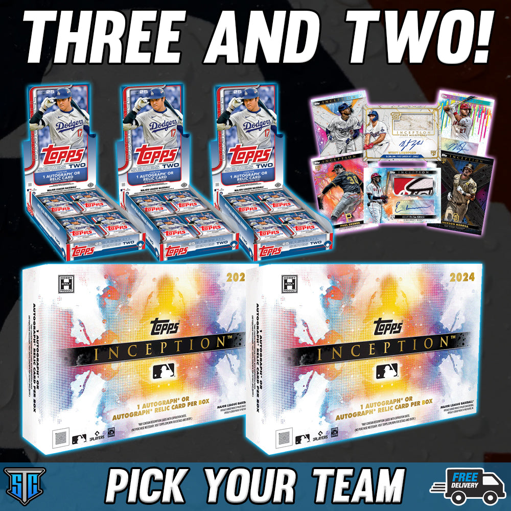 Break 727 - MLB - Three & Two - PICK YOUR TEAM – Stomp Trading Cards
