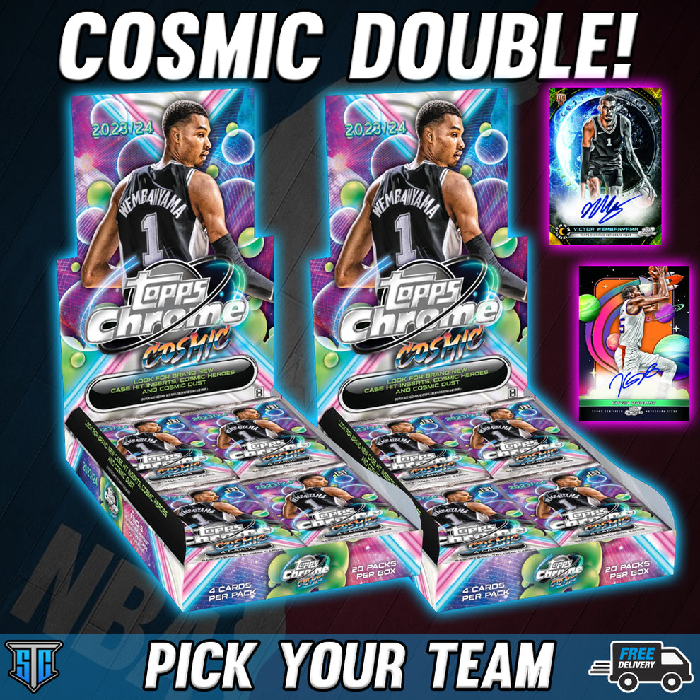 Break 664 - NBA - Cosmic Double - PICK YOUR TEAM – Stomp Trading Cards
