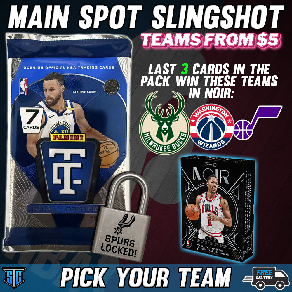 TC Noir Slingshot - Win the BUCKS & more! – Stomp Trading Cards